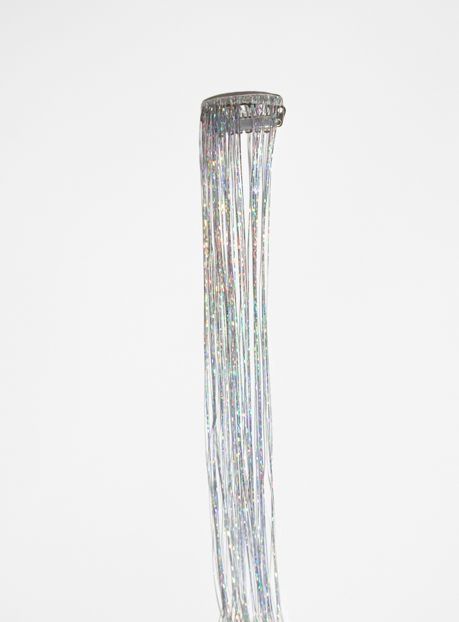 Silver | BFB Tinsel Clip-Ins – BFB Hair