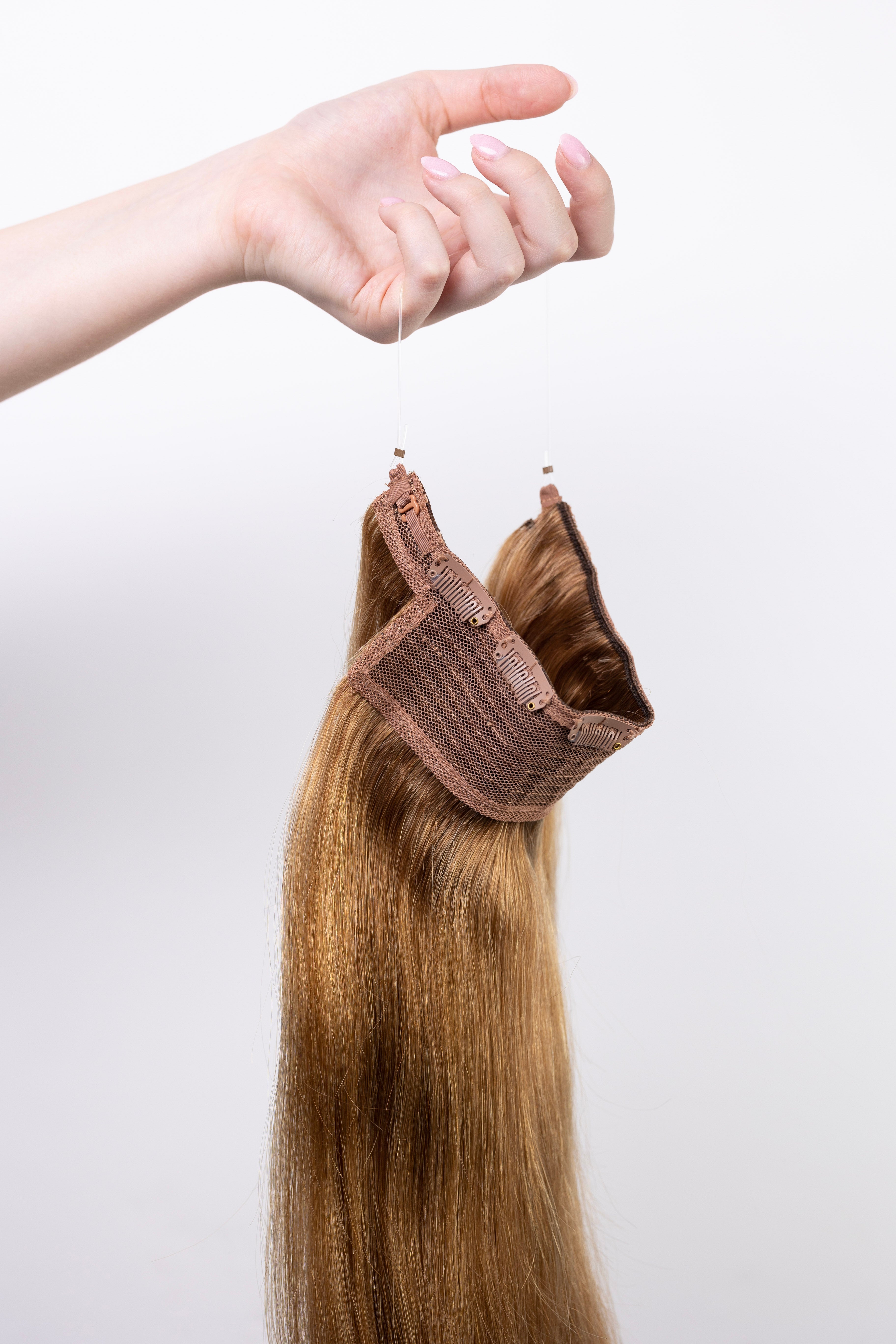BFB | No-Show - Clip In Hair Extensions - Volume & Length - Chestnut ...