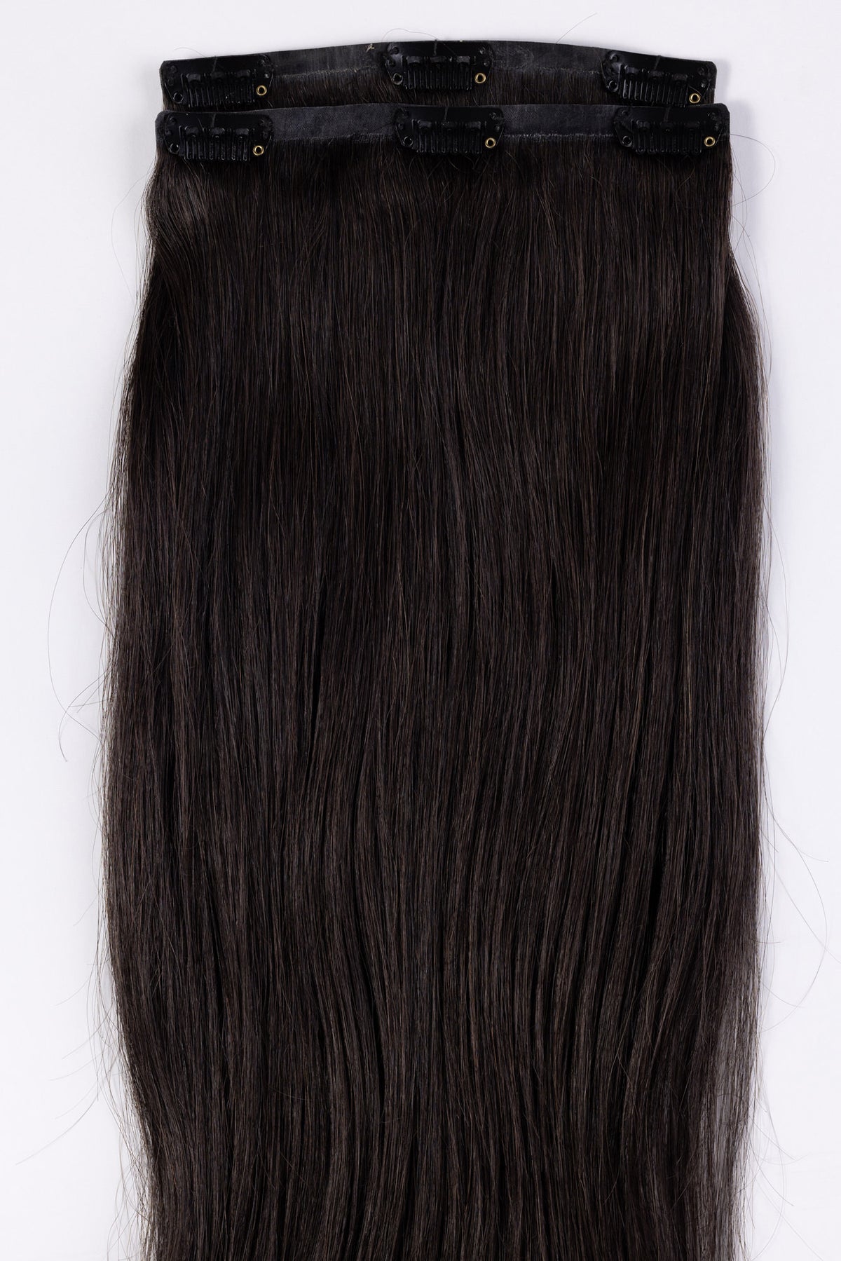 BFB | 18" Fill-ins - Remy Hair Extensions - For Volume - Dark Brunette ...