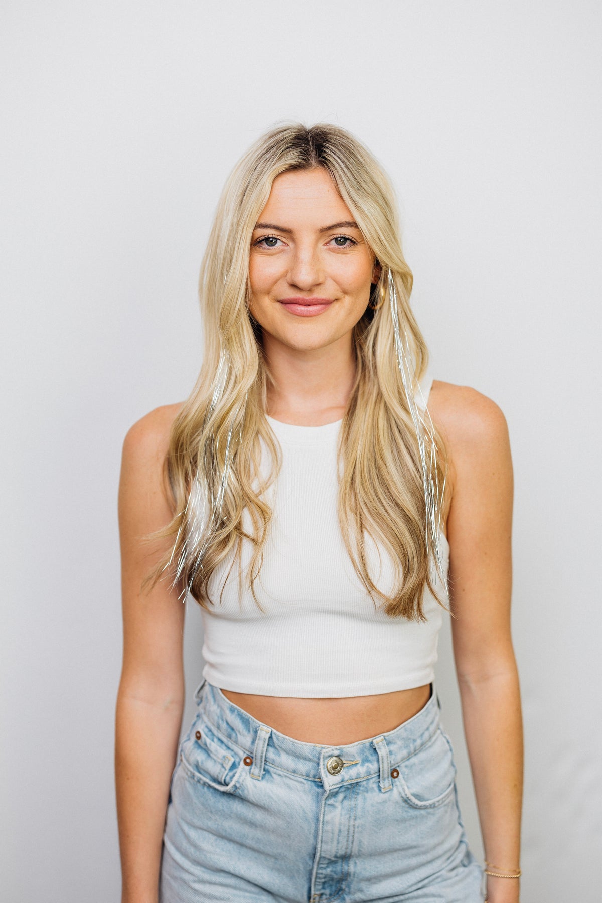 Silver | BFB Tinsel Clip-Ins – BFB Hair