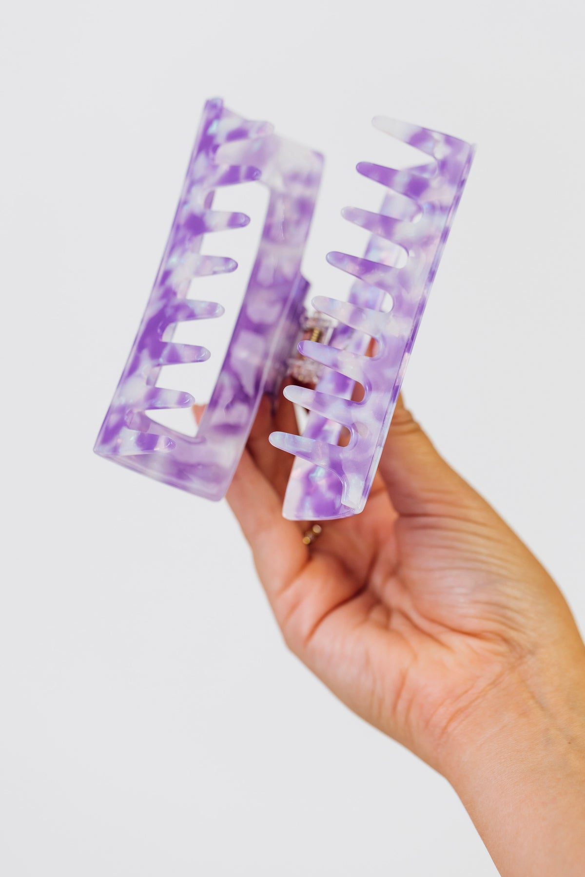 Jumbo Purple Marble | BFB Claw Clip – BFB Hair