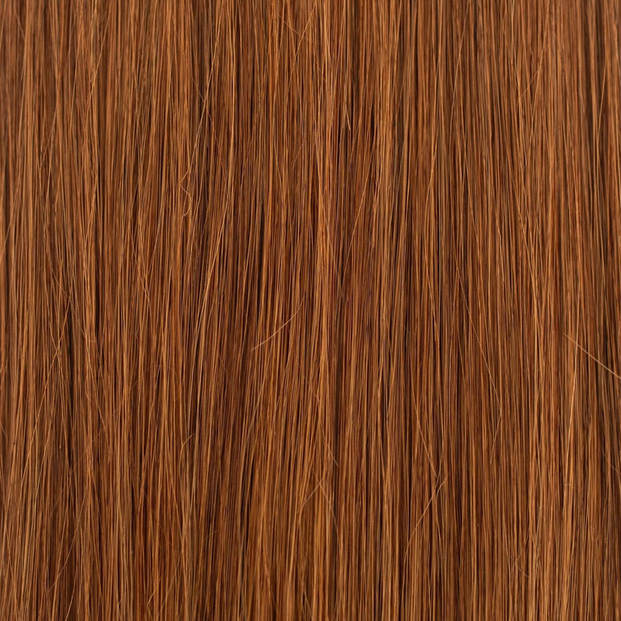 BFB | 21" Classic - Clip In Hair Extensions - For Length - Autumn Red ...